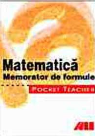 Pocket teacher. Matematica. Memorator de formule - Barbara Weber