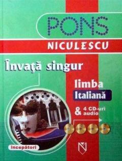 Invata singur limba italiana (incepatori) cu 4 CD-uri audio - Beatrice ...
